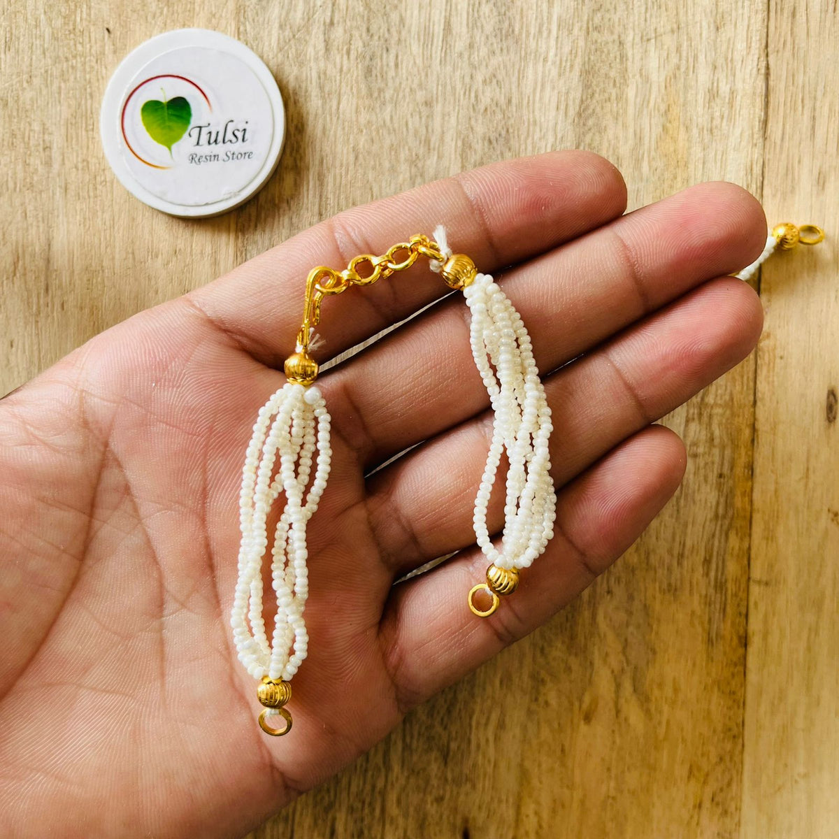 Moti Bracelet Chain (B) (1) – Tulsi Resin Store