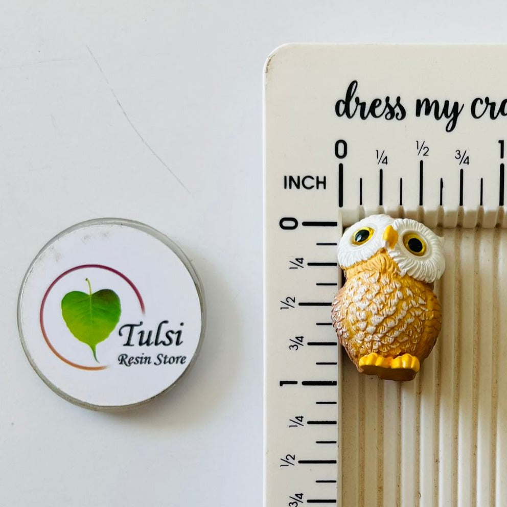3D Owl Miniature – Tulsi Resin Store