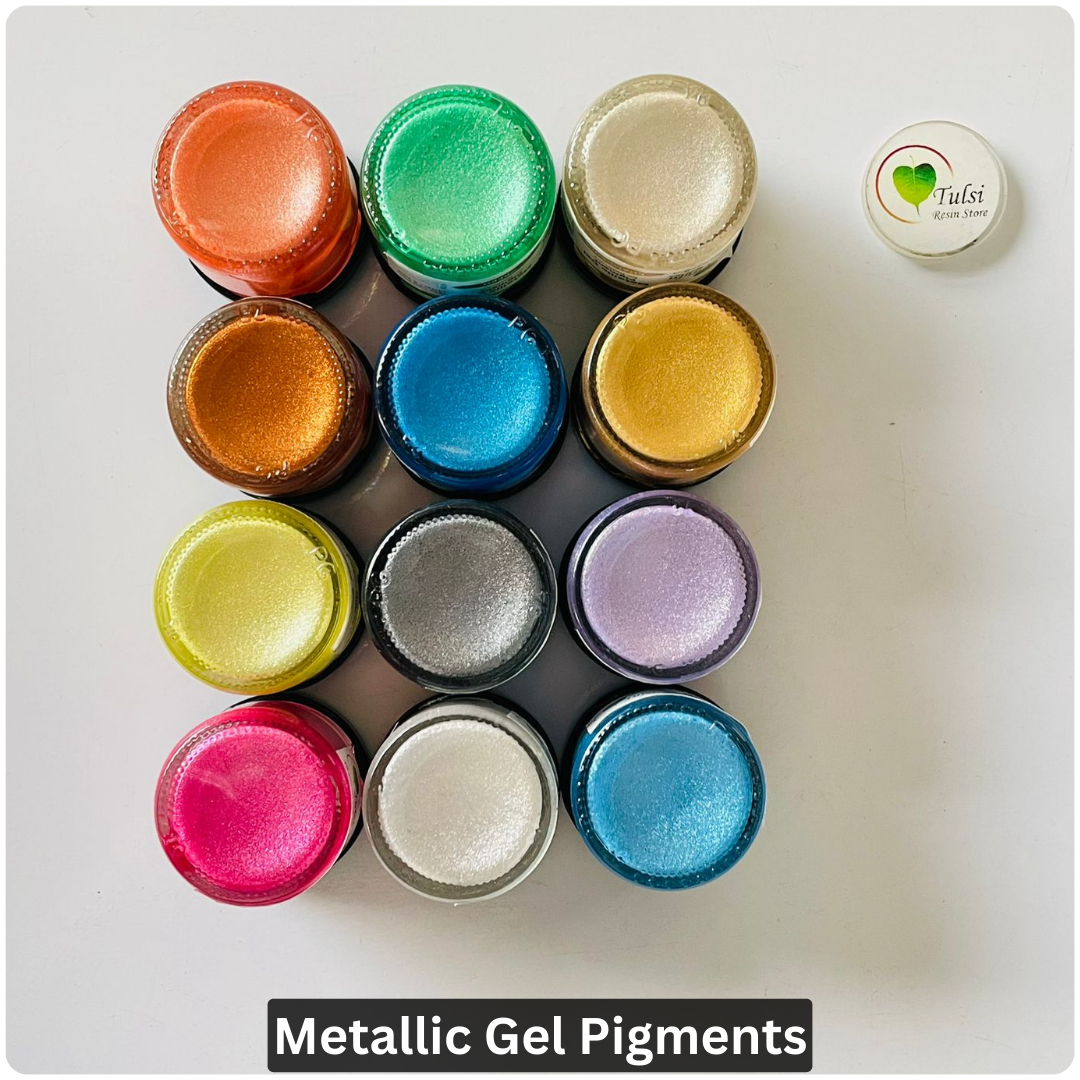 Metallic Gel Resin Pigments – Tulsi Resin Store