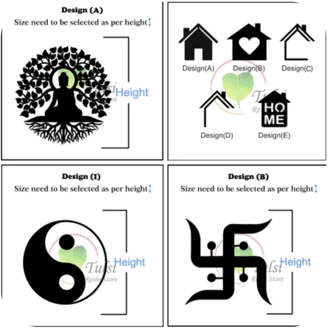 Custom Acrylic Symbol Cutout – Tulsi Resin Store