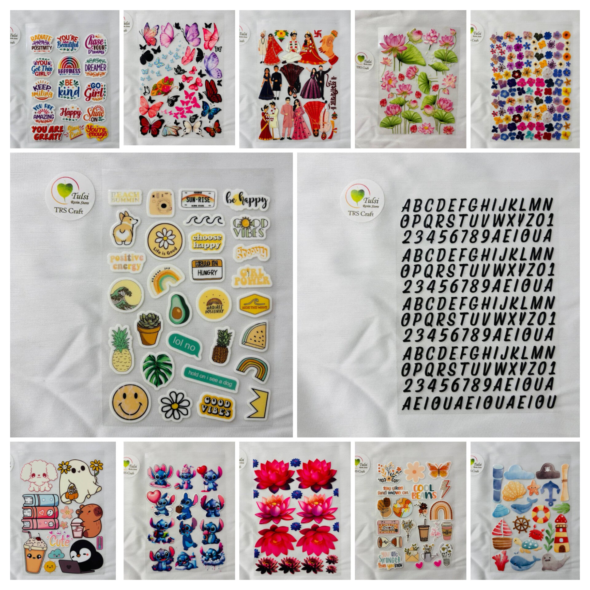 UV DTF Stickers – Tulsi Resin Store