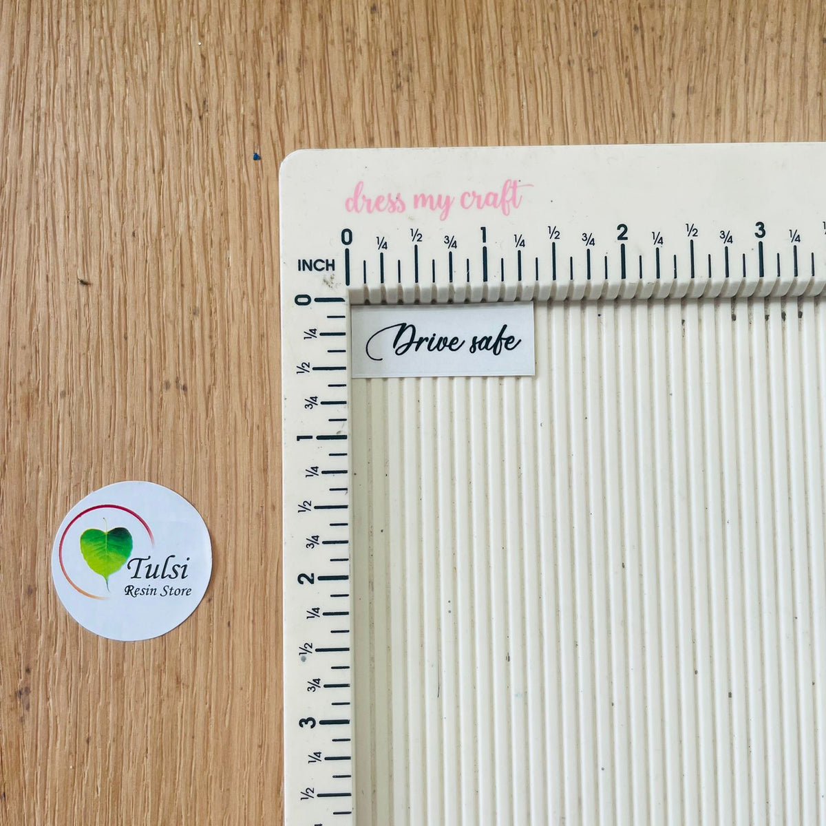 Transparent Sticker - Drive Safe(10) – Tulsi Resin Store