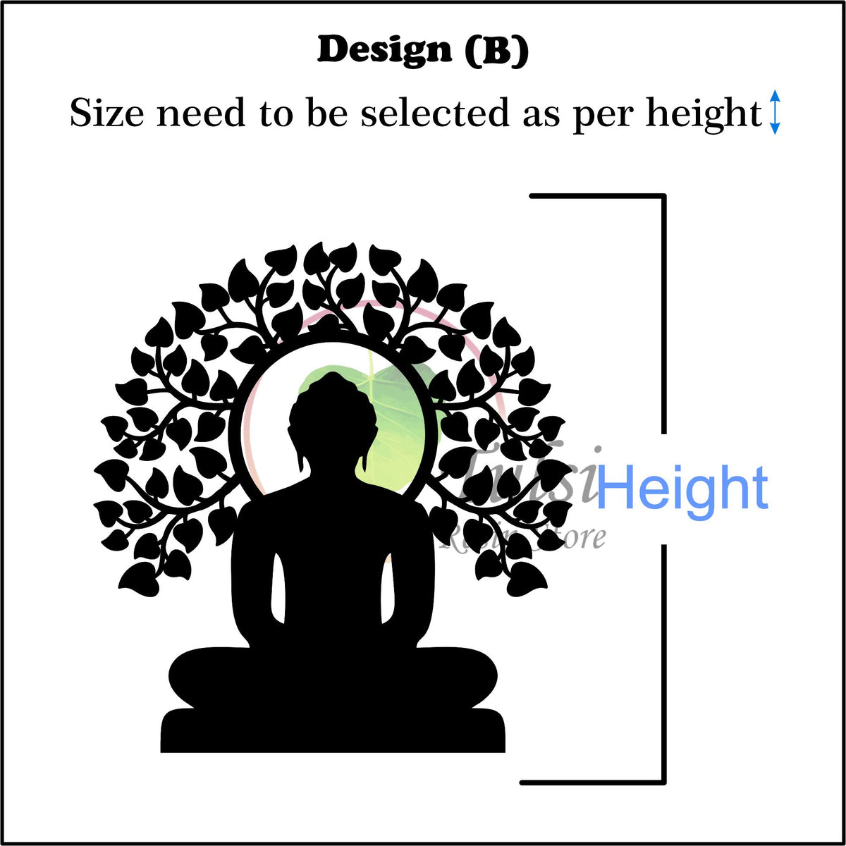 Custom Acrylic Mahaveer Swami - Design B – Tulsi Resin Store