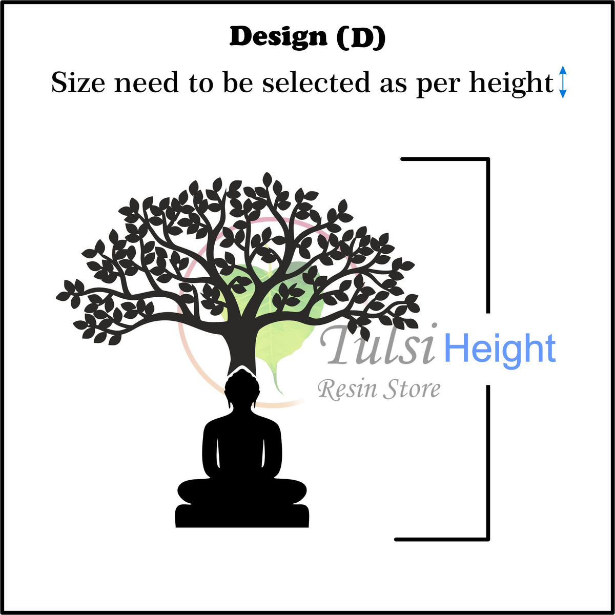 Custom Acrylic Mahaveer Swami - Design D – Tulsi Resin Store