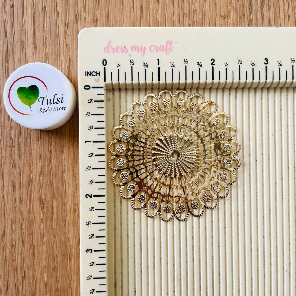 Metal Cutout F (2 pc) – Tulsi Resin Store