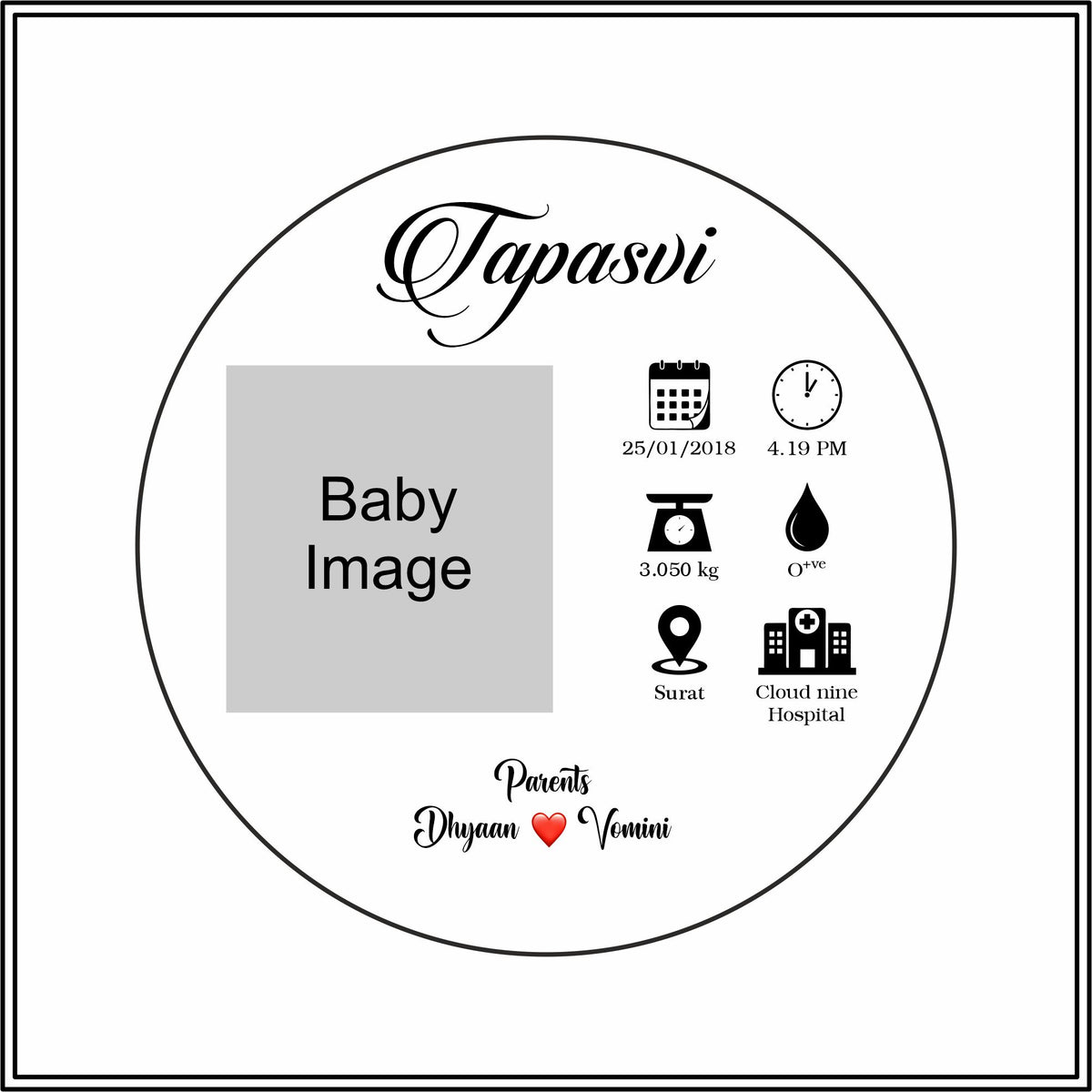 Custom Insert Sheet- New Born – Tulsi Resin Store Custom Insert Sheet- New Born – Tulsi Resin Store
