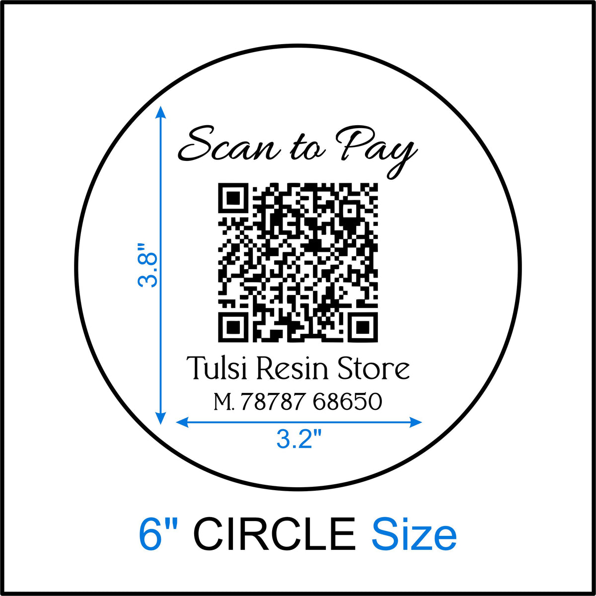 Custom Insert Sheet - Round Scanner – Tulsi Resin Store