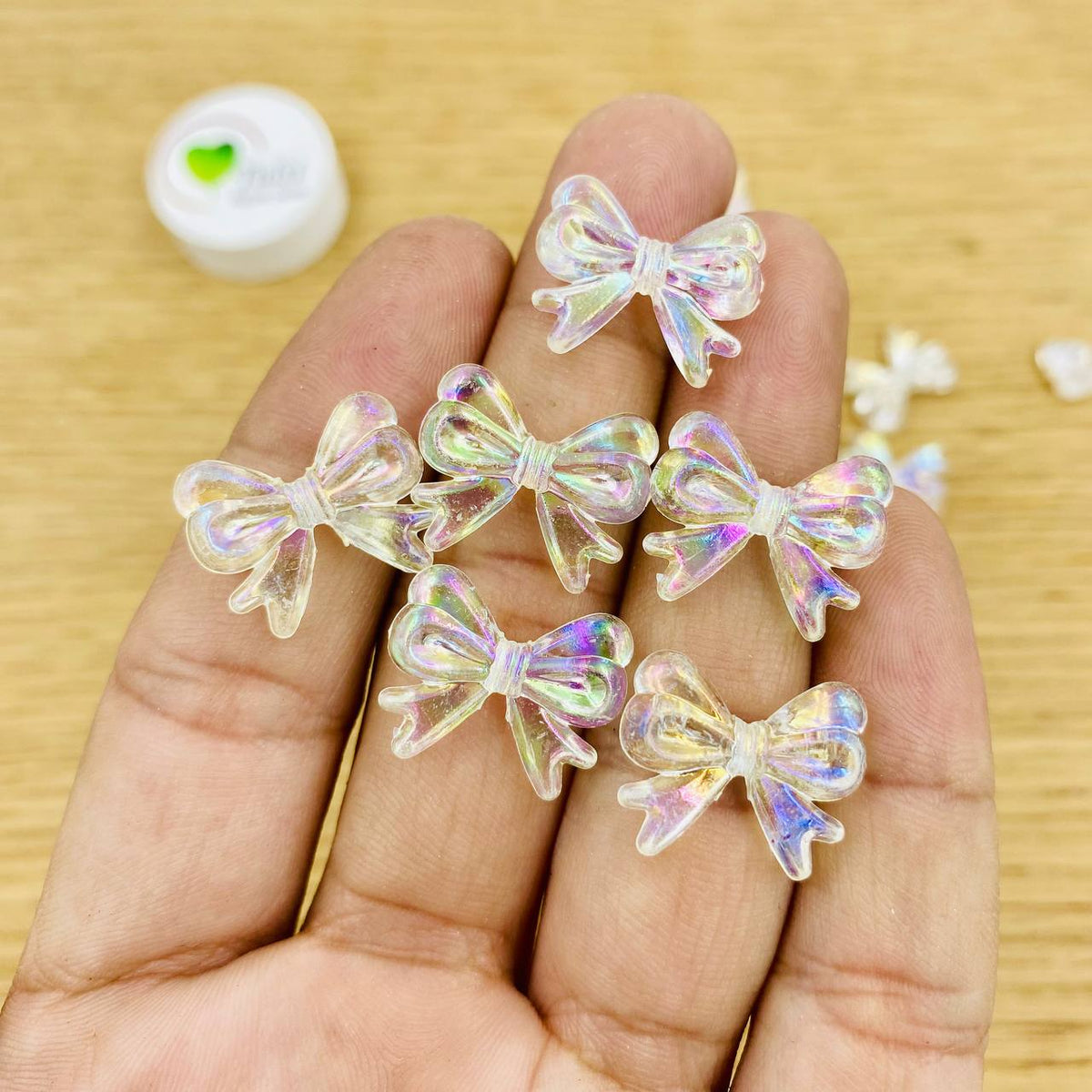 Rainbow Plastic Bow – Tulsi Resin Store