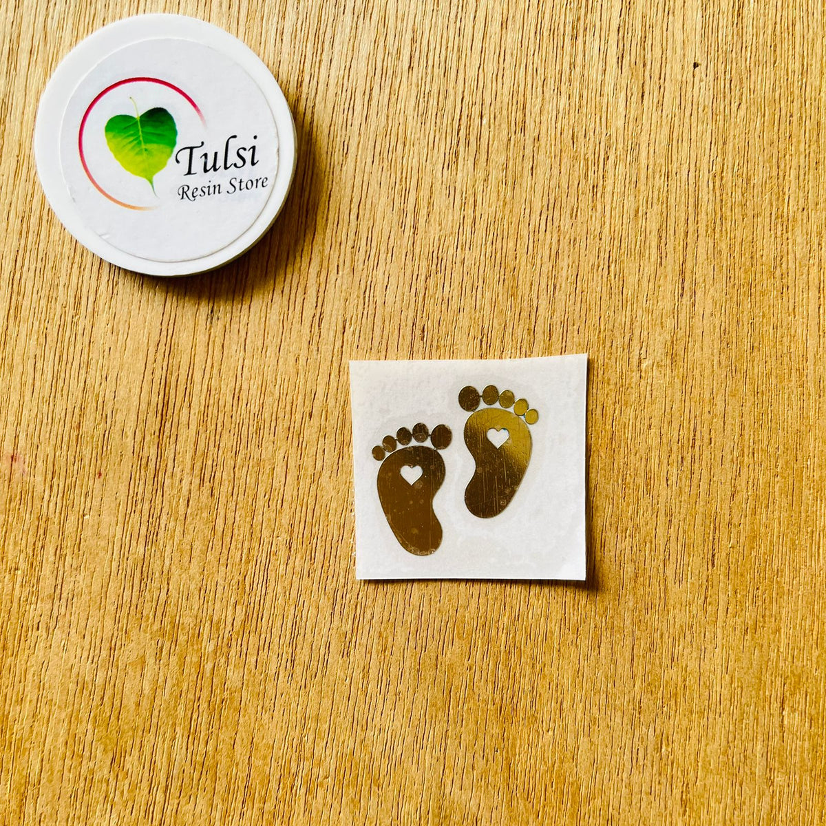 Metal Sticker - Foot Print (B) – Tulsi Resin Store