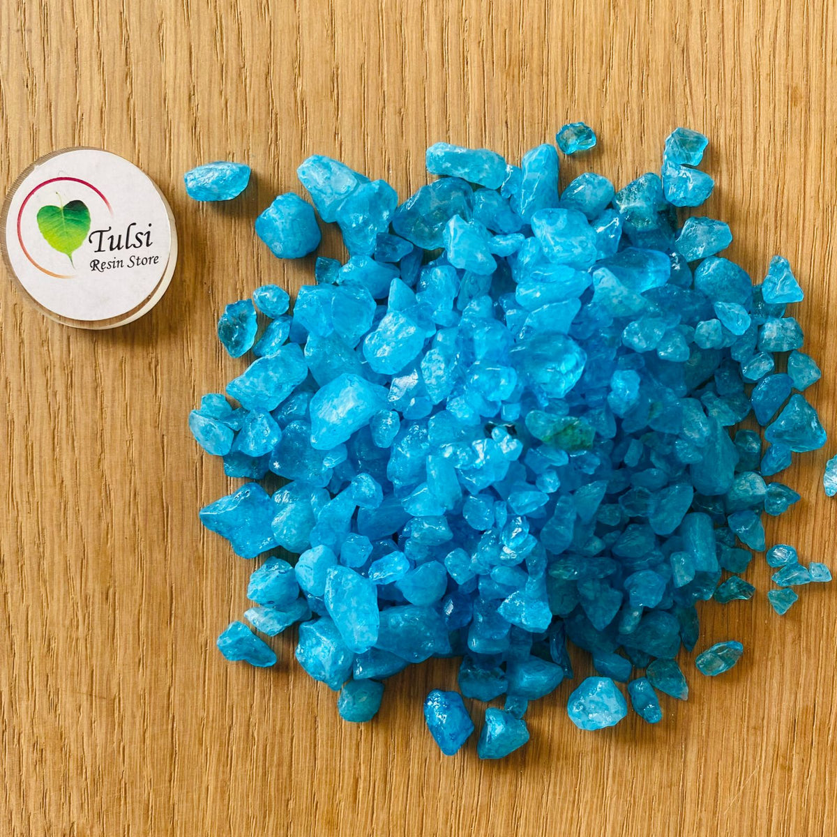 Sky Blue Dyed Crystal – Tulsi Resin Store