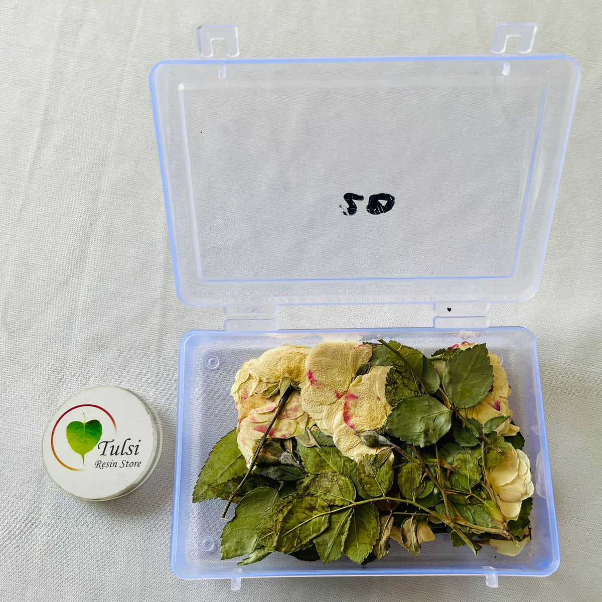 Pressed Dried - White Rose – Tulsi Resin Store