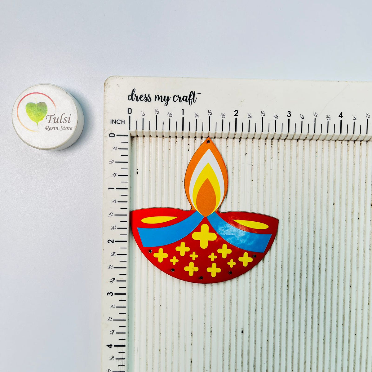 MDF Printed Diya Cutout – Tulsi Resin Store