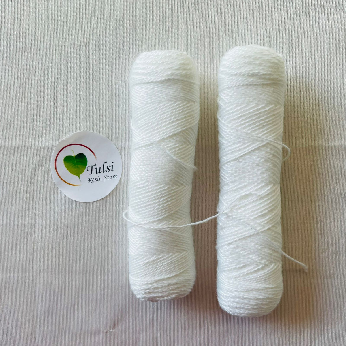 White Thread Roll – Tulsi Resin Store