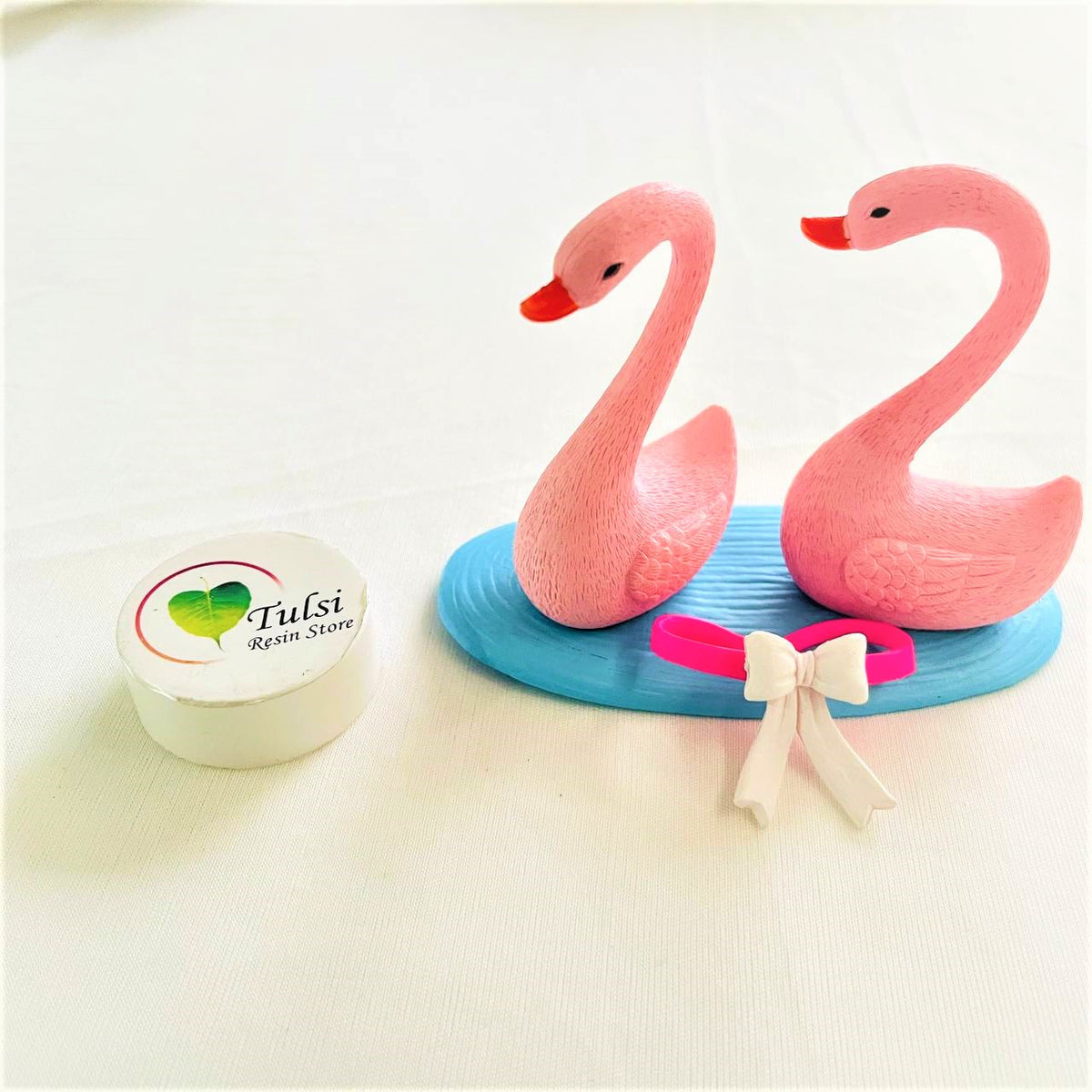 3D Pink Flamingo Miniature (D) – Tulsi Resin Store