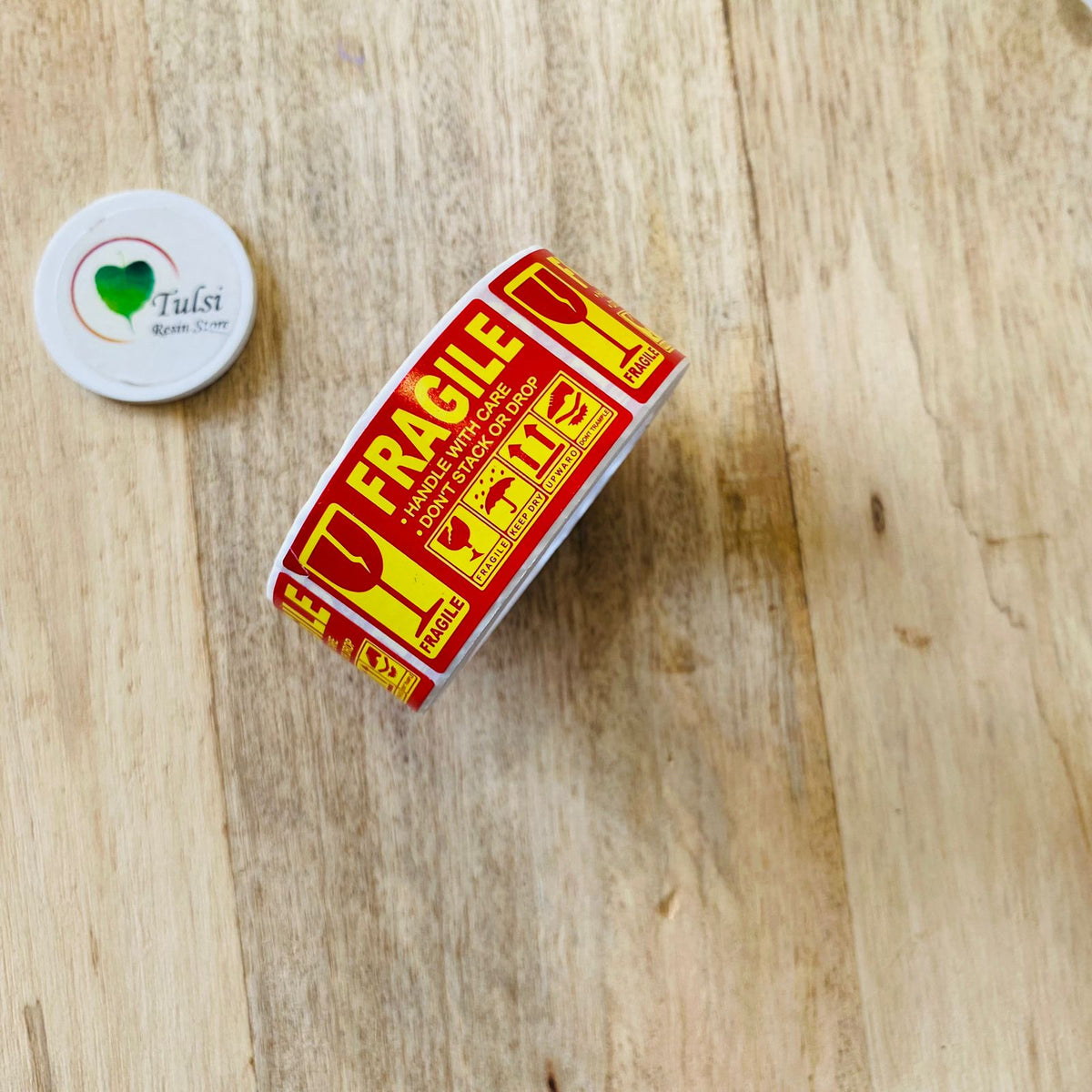 Fragile Sticker Roll – Tulsi Resin Store