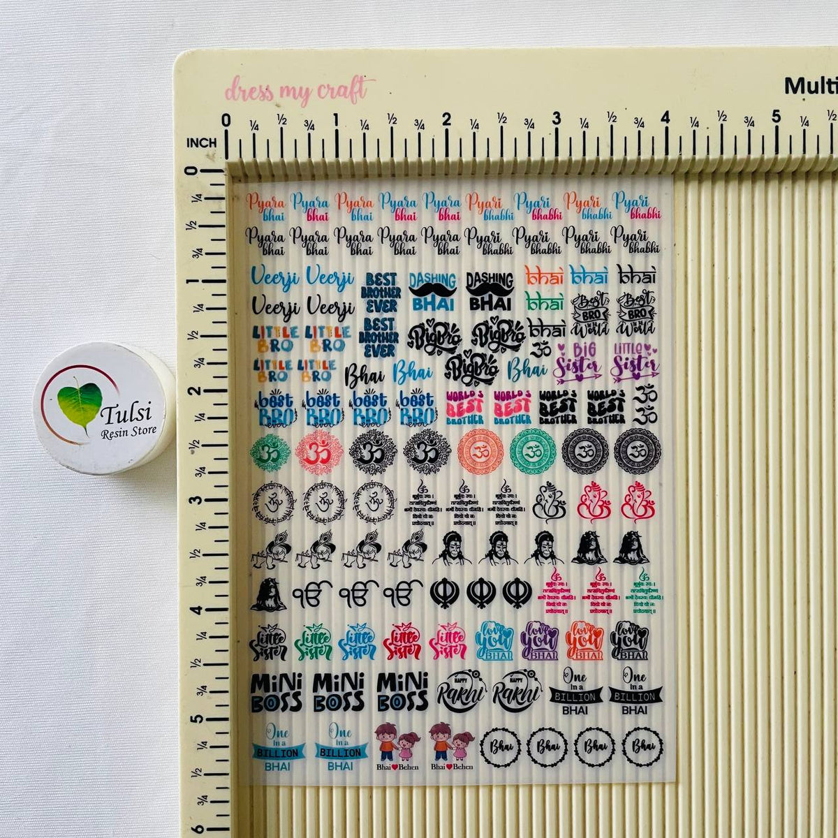 A6 Insert Sheet - Mix Rakhi – Tulsi Resin Store