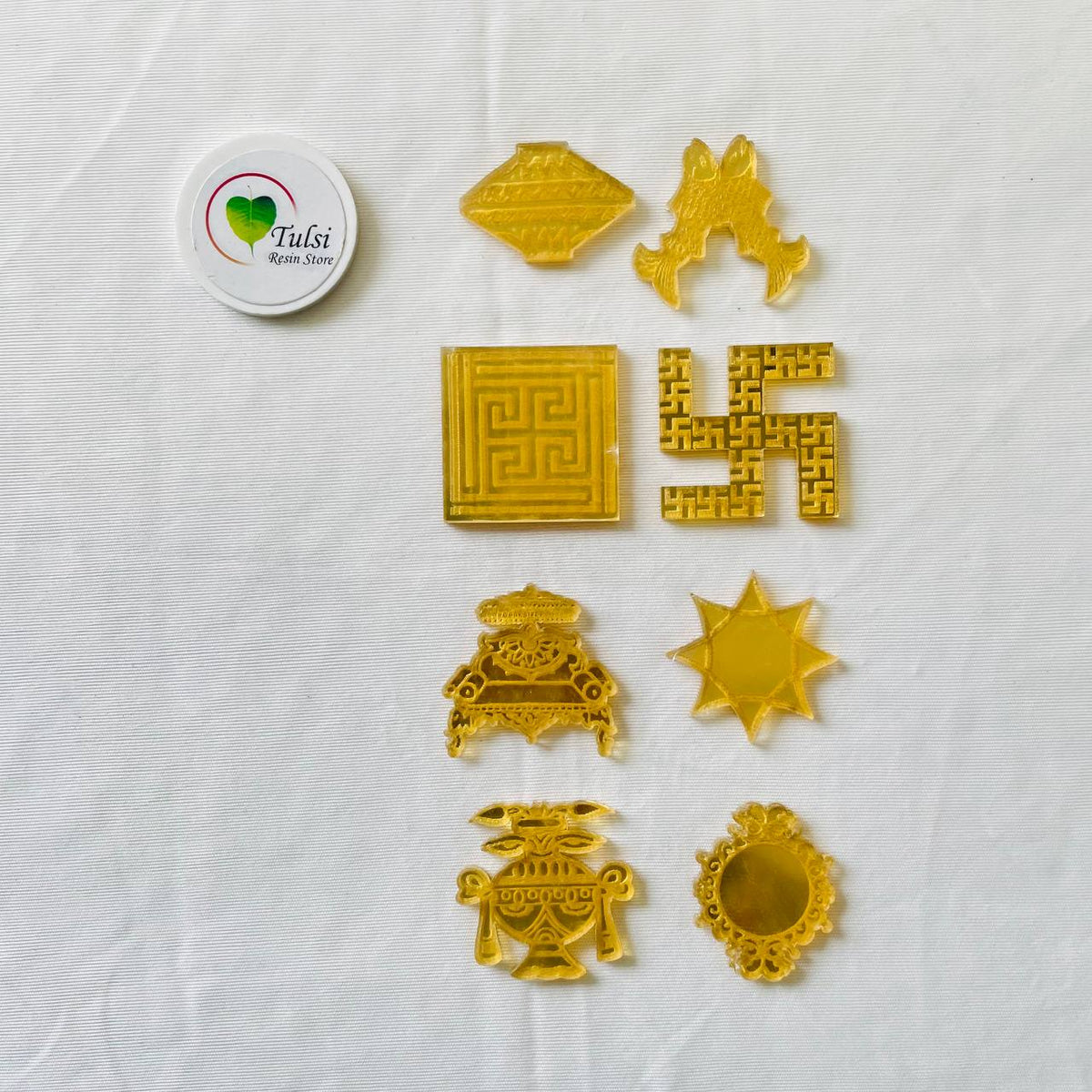 Acrylic Ashtmangal Cutout – Tulsi Resin Store