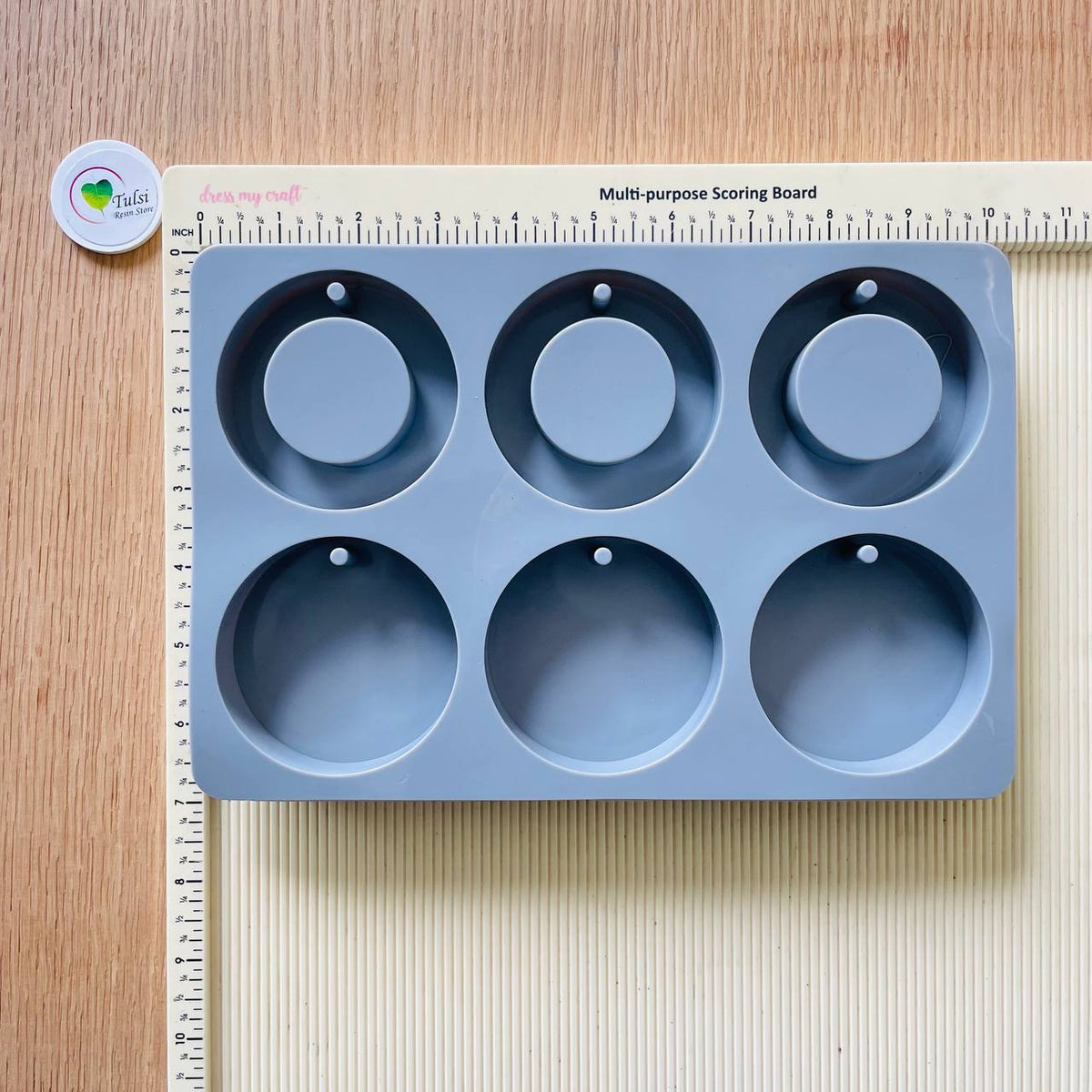 6 Cavity Round Mould - 20 MM – Tulsi Resin Store