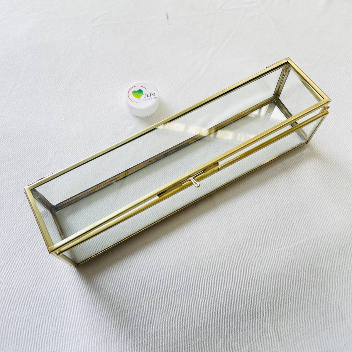 Vintage Metal Glass Box For Letter – Tulsi Resin Store
