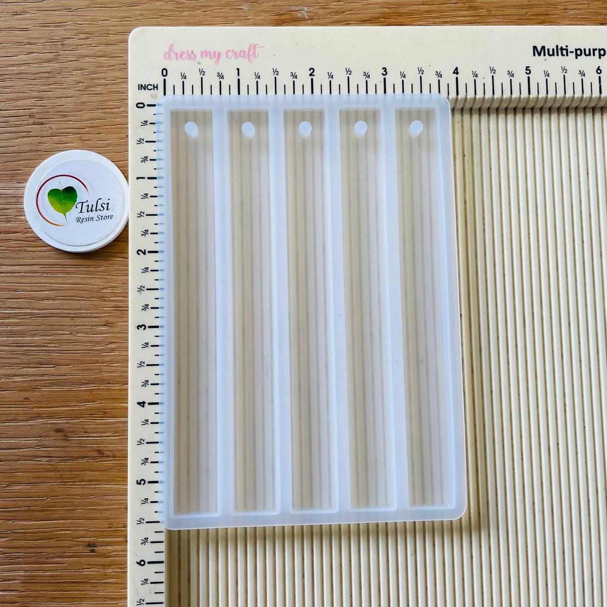 5 Cavity Thin Bookmark Mould – Tulsi Resin Store