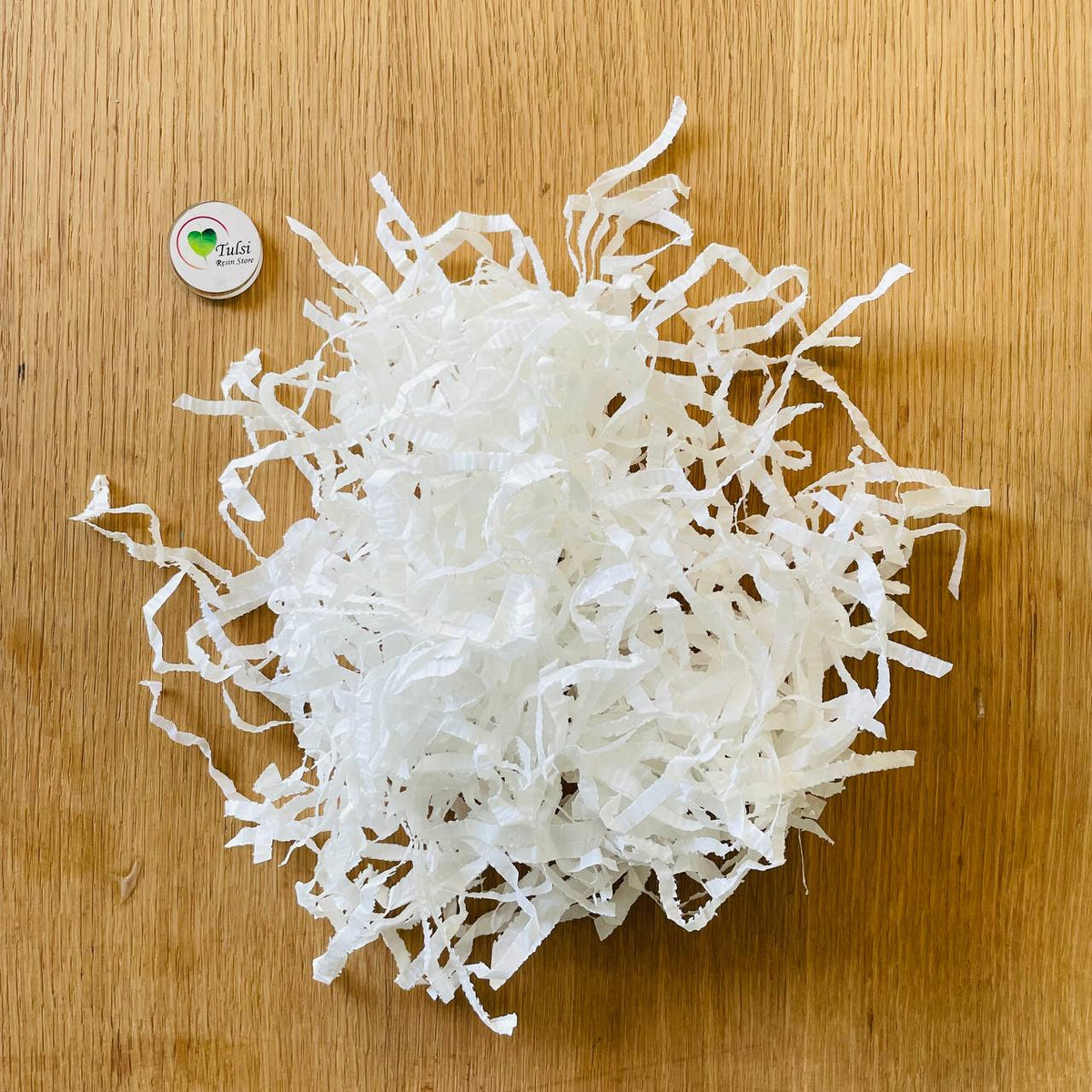 White Shredded Paper – Tulsi Resin Store