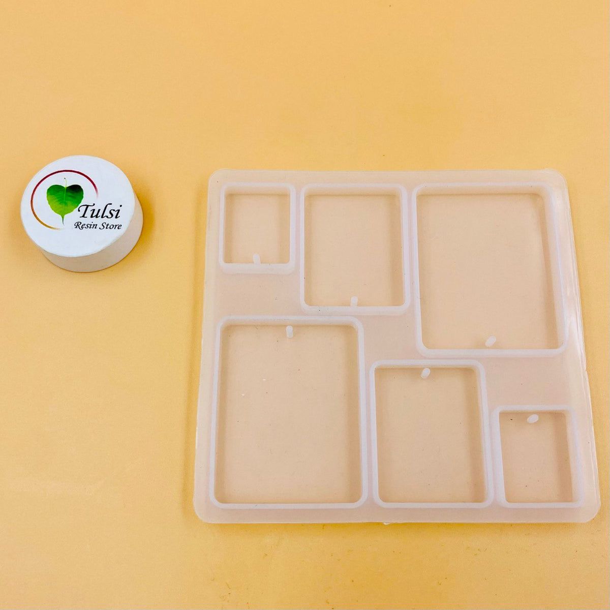 6 Cavity Rectangle Mould – Tulsi Resin Store