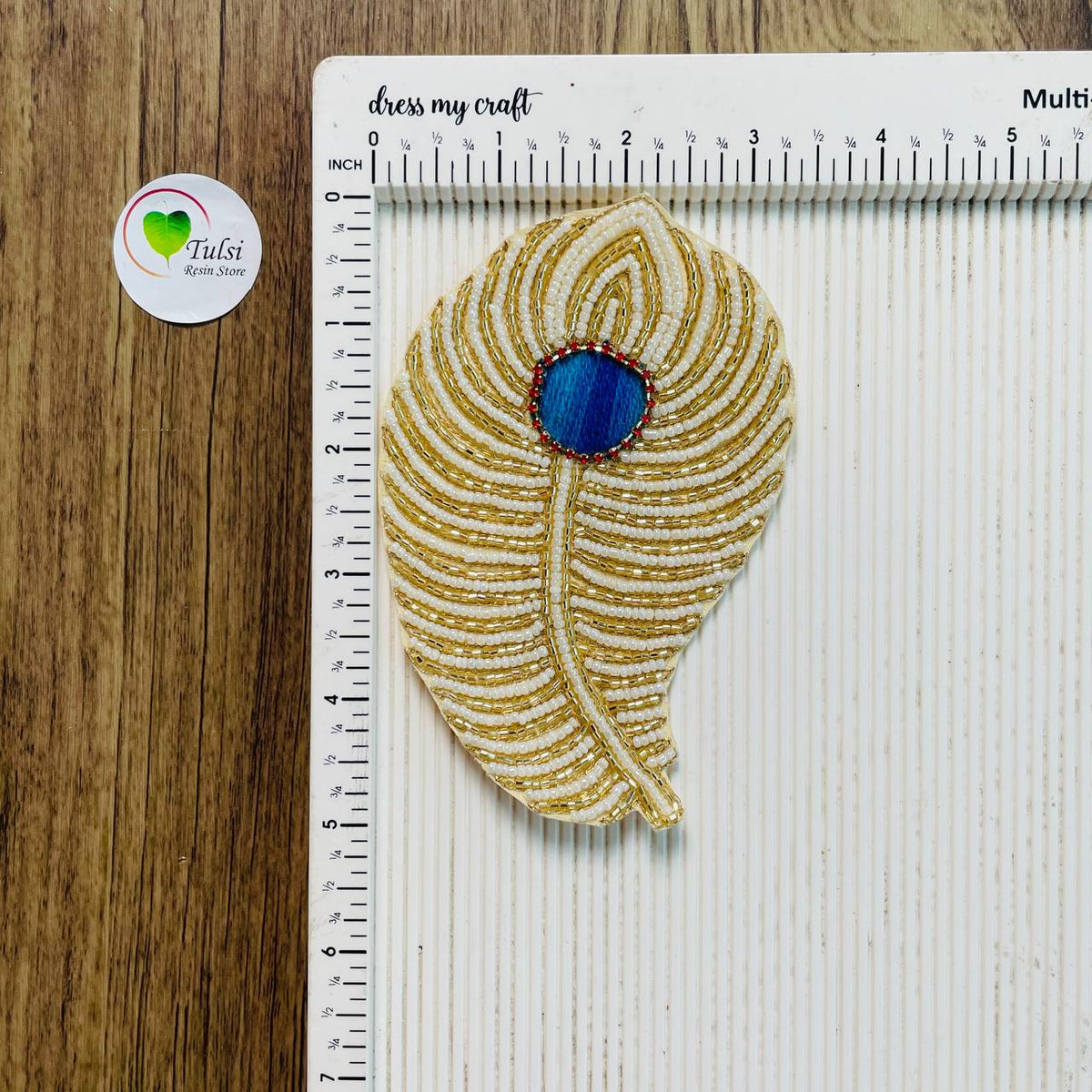 Peacock Feather Patch – Tulsi Resin Store