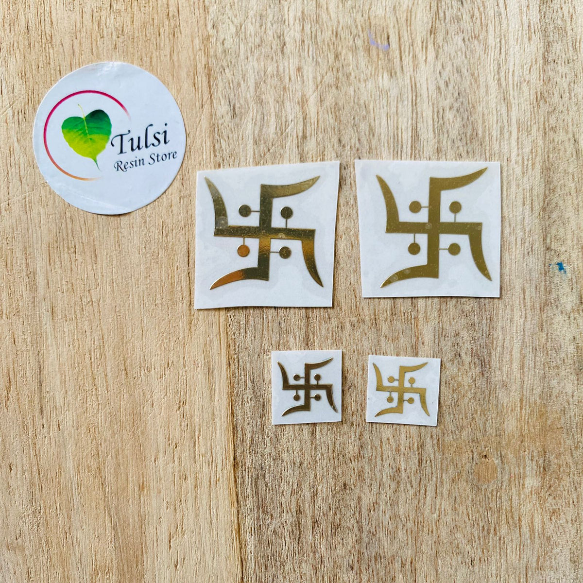 Metal Sticker - Swastik (B) – Tulsi Resin Store