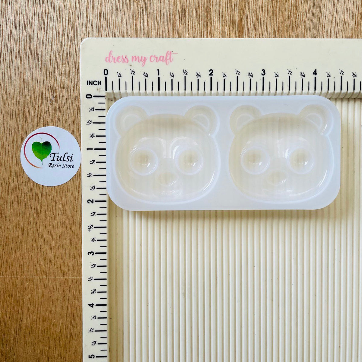 2 Cavity Popsocket Mould - Panda – Tulsi Resin Store
