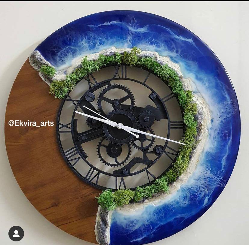 3D Gear Clock Base-Design A – Tulsi Resin Store