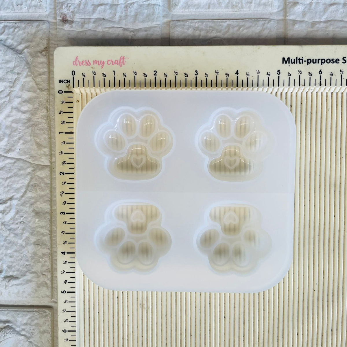 4 Cavity Dog Paw Mould – Tulsi Resin Store