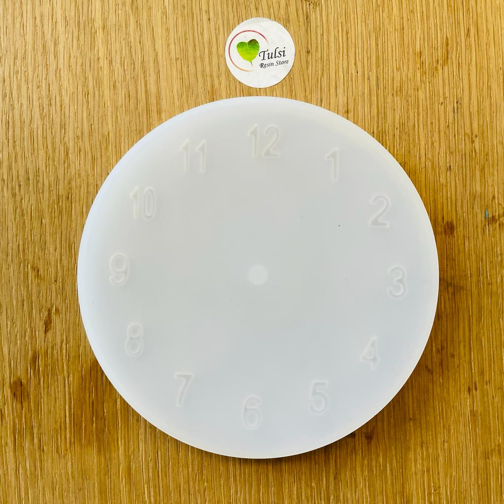 6" English Number Clock Mould (B) – Tulsi Resin Store