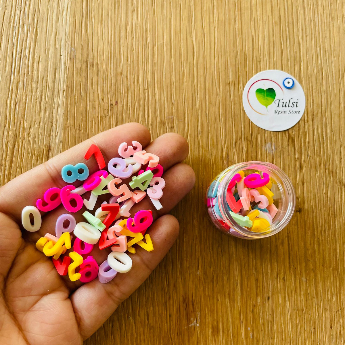 Big Colourful Number Miniature – Tulsi Resin Store