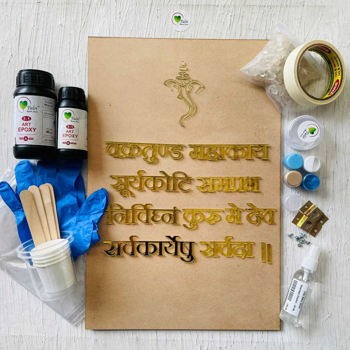 DIY Ganesh Mantra Kit – Tulsi Resin Store