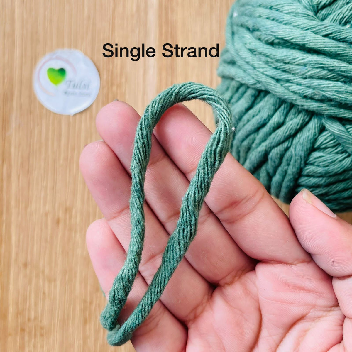 Dark Green Macrame Thread – Tulsi Resin Store