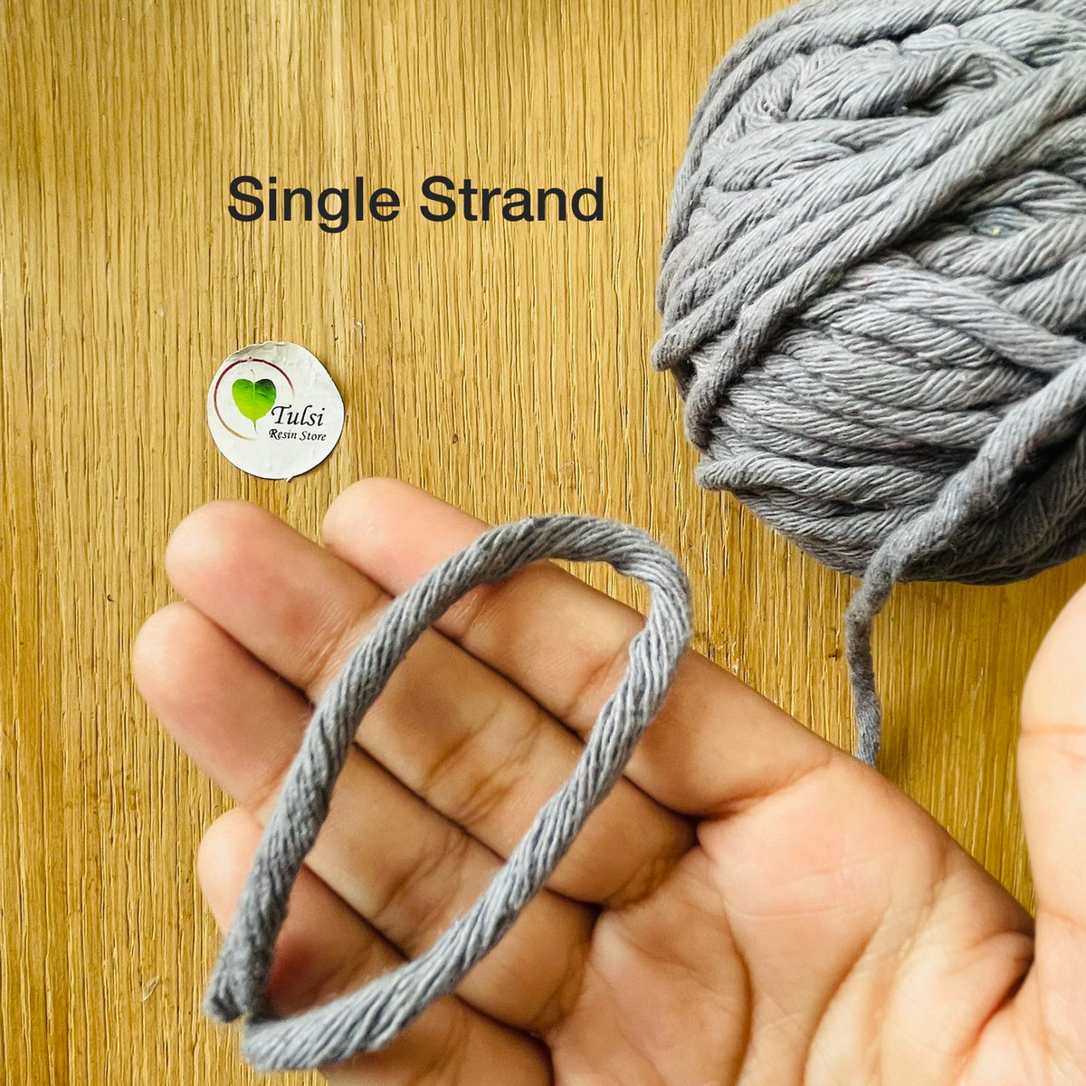 Grey Macrame Thread – Tulsi Resin Store