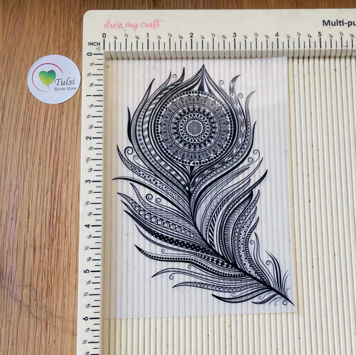 Insert Sheet- Big Morpankh – Tulsi Resin Store