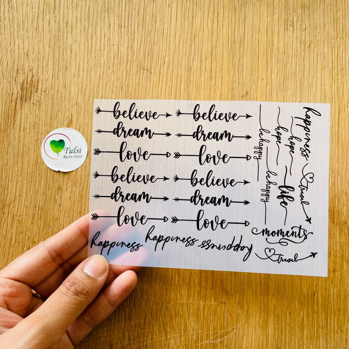 A6 Insert Sheet - Bookmark – Tulsi Resin Store