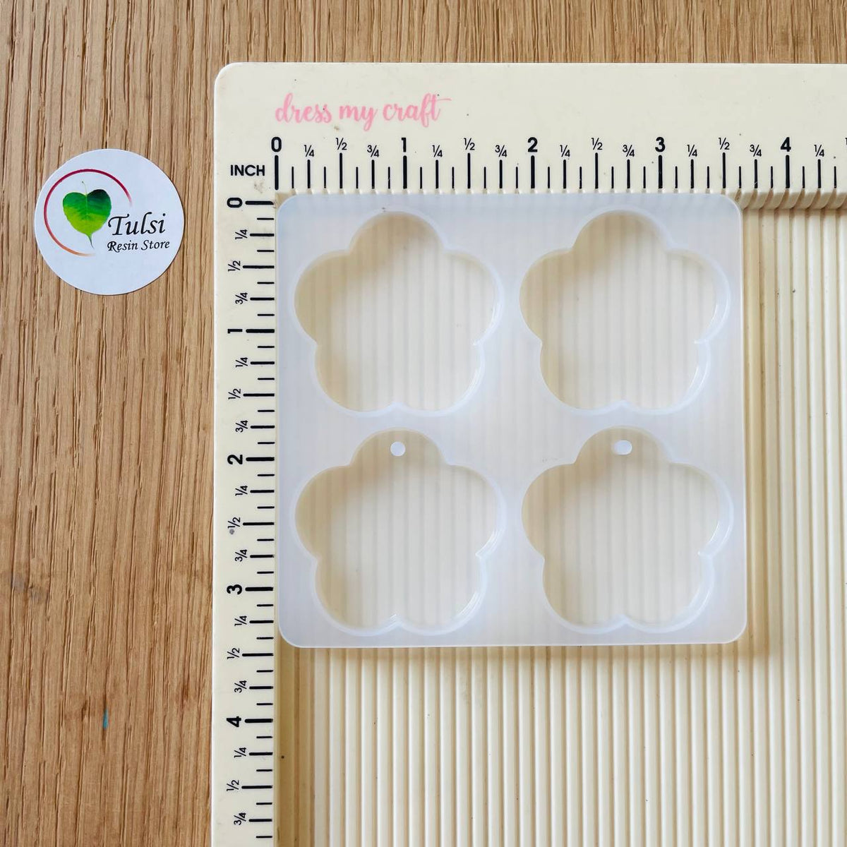 Keychain / Paper Clip Mould - Flower – Tulsi Resin Store