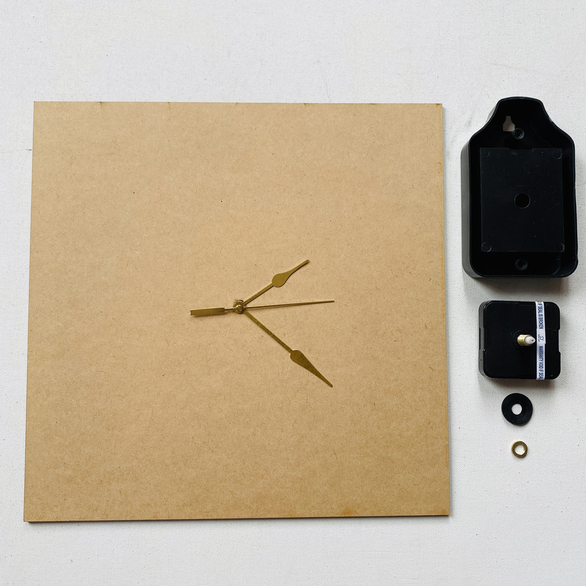 MDF Square Clock Set – Tulsi Resin Store