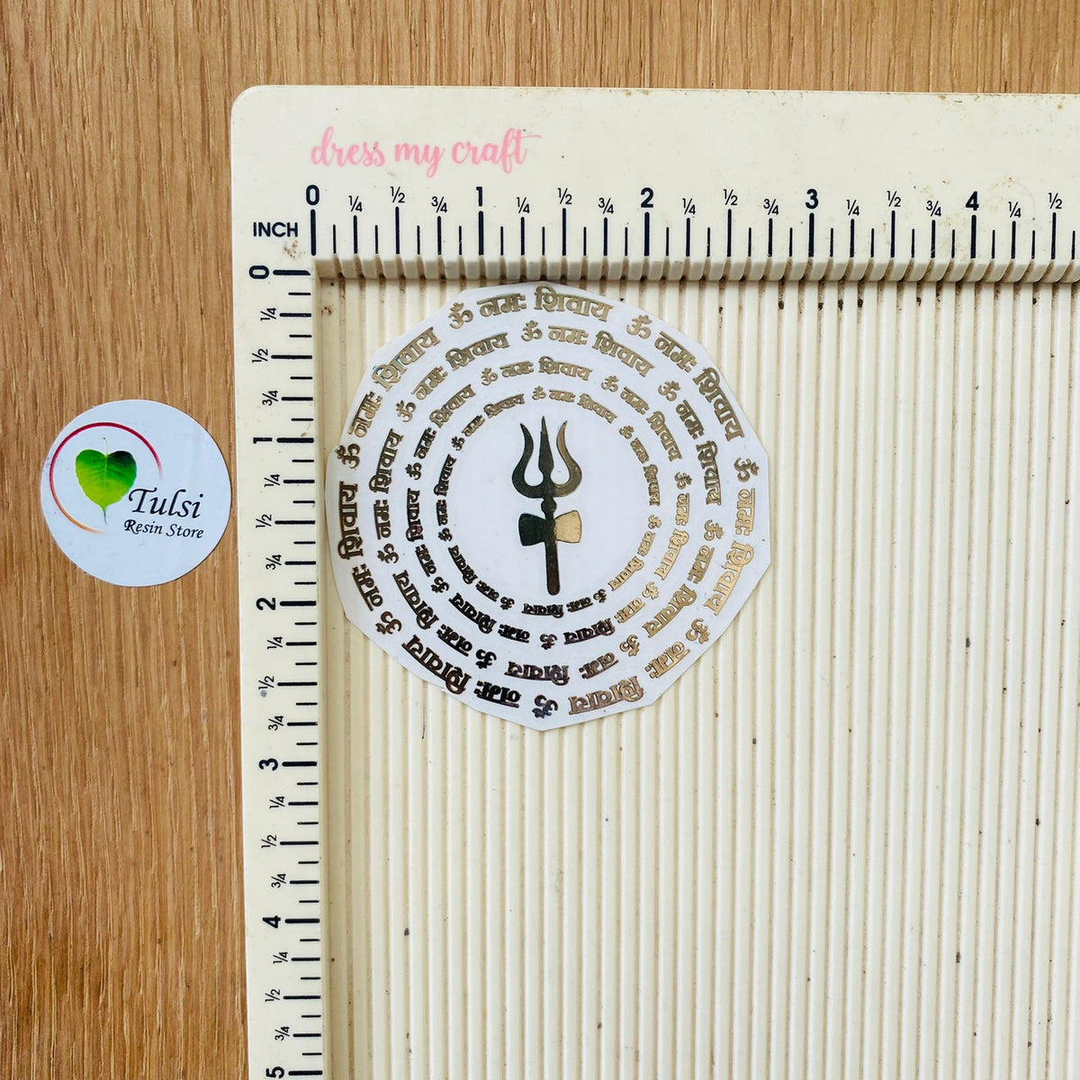 Metal Sticker - Shiv Mantra(A) – Tulsi Resin Store