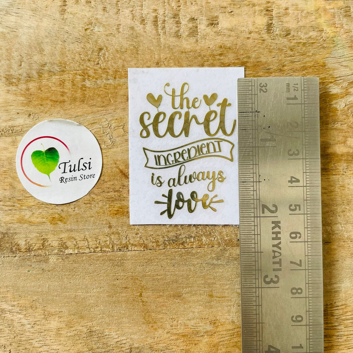 Metal Sticker - Secret Ingredient Caption – Tulsi Resin Store