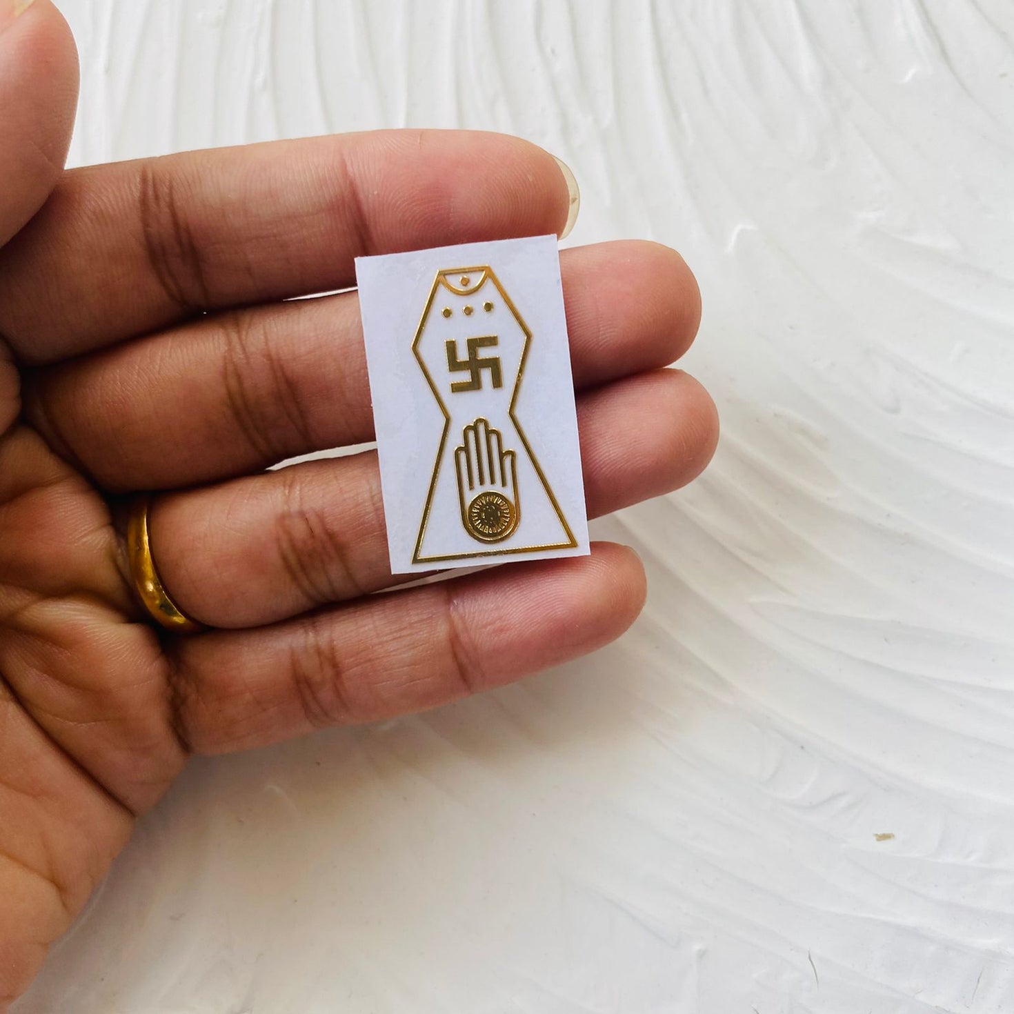 Metal Sticker - Jain logo – Tulsi Resin Store