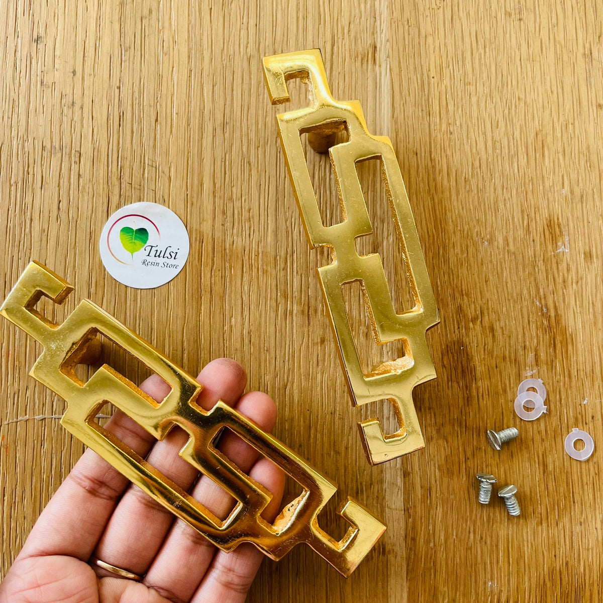 Metal Tray Handle U – Tulsi Resin Store