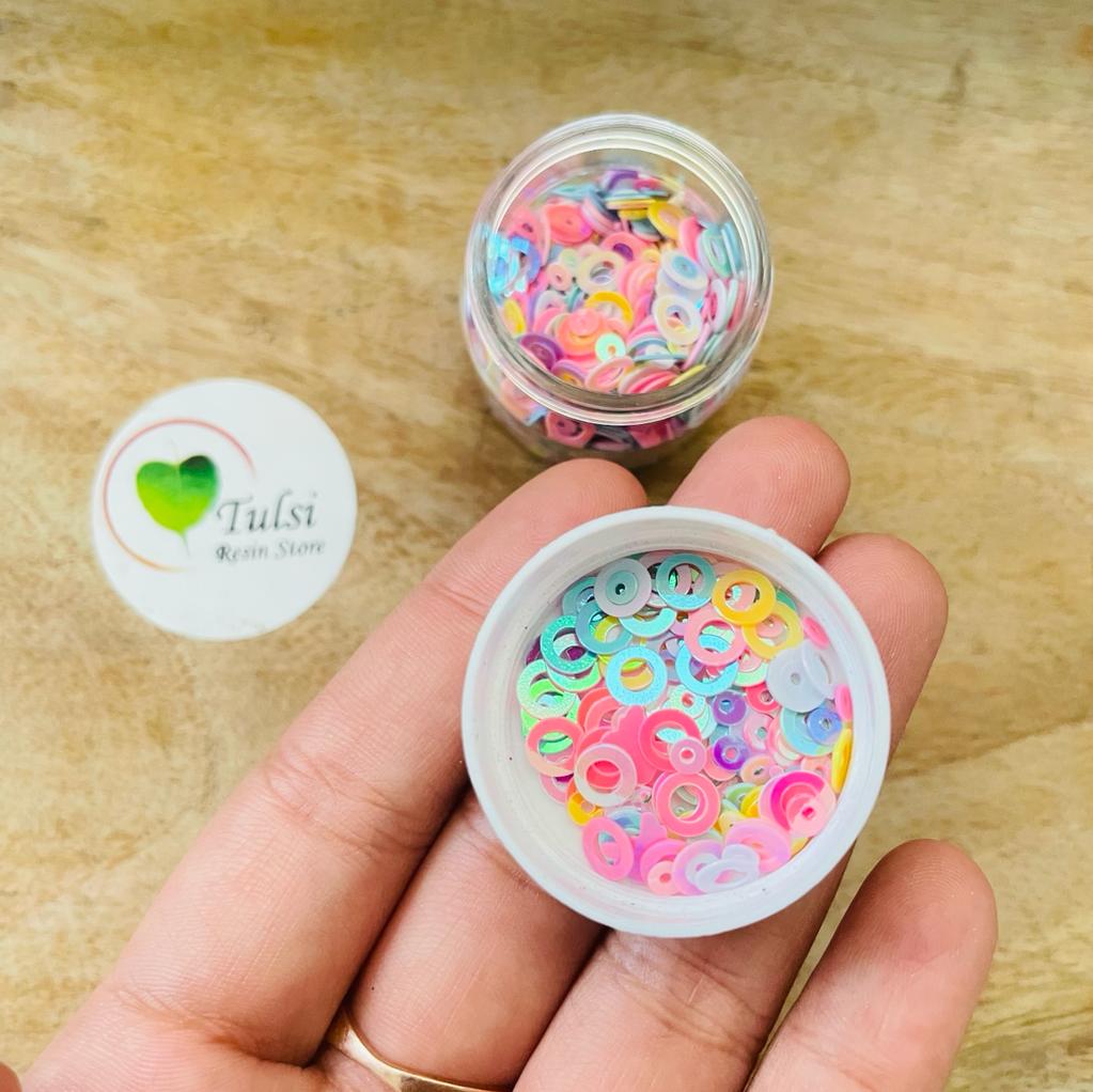 Sequin colourful shakers – Tulsi Resin Store