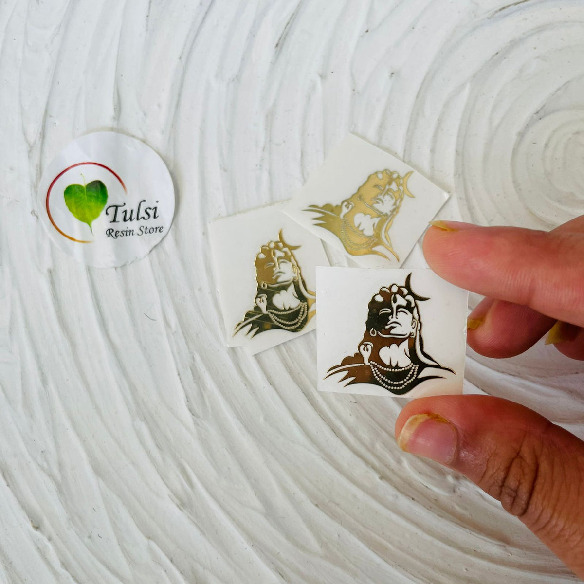 Metal Sticker - Shivji Cutout – Tulsi Resin Store