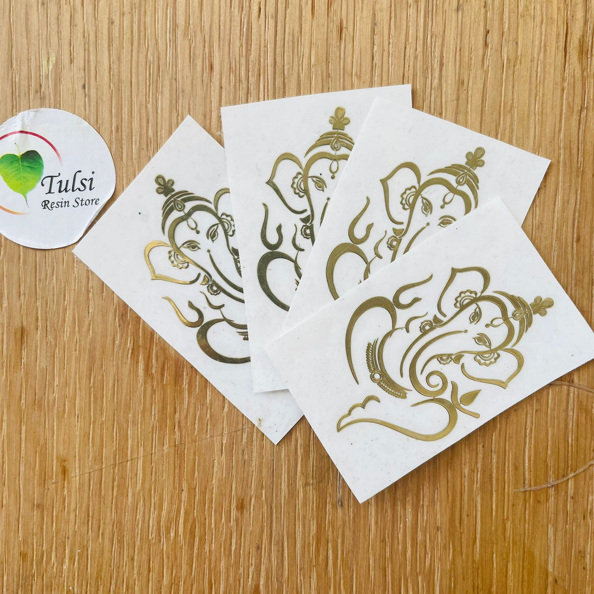 Metal Sticker - Ganpati (A) – Tulsi Resin Store