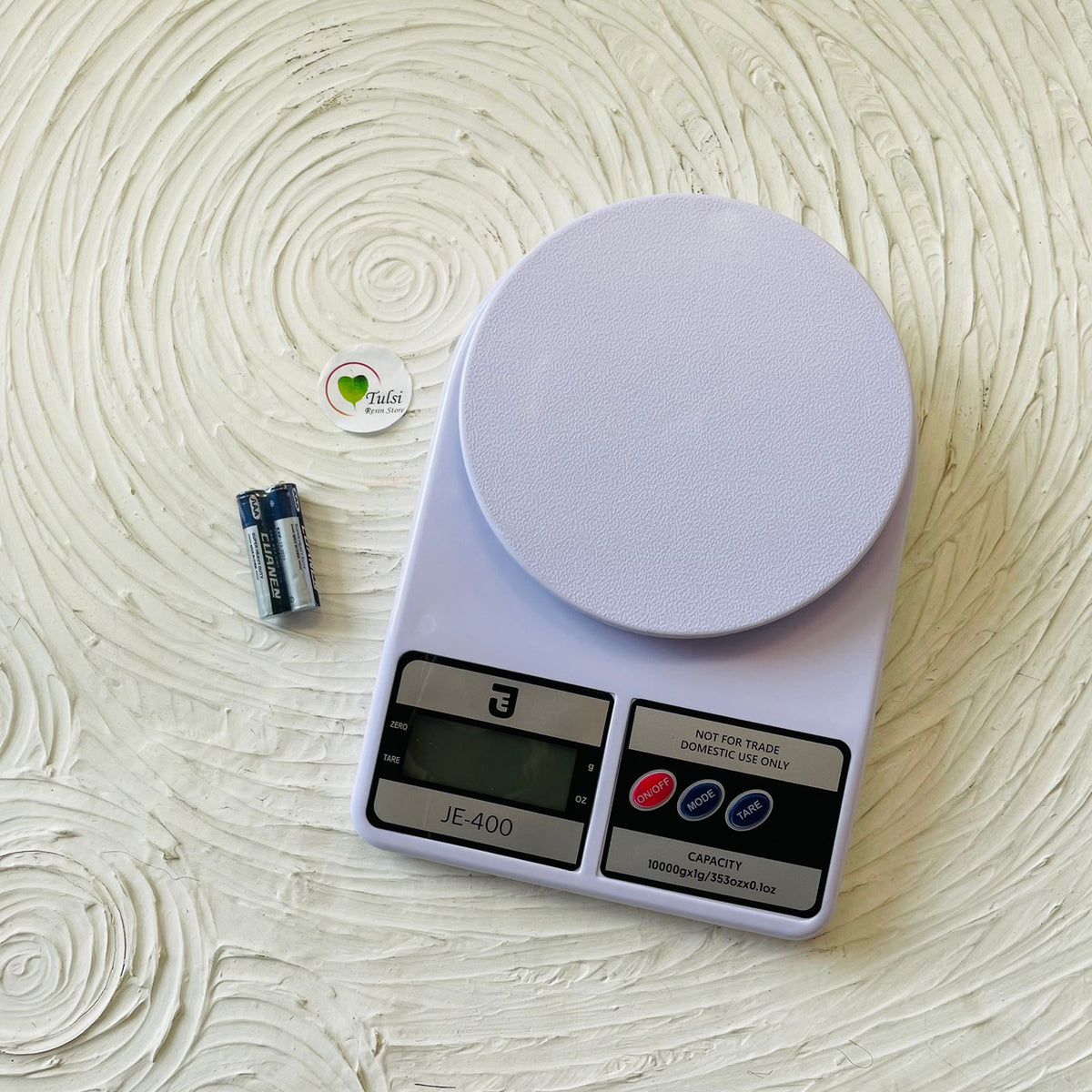 White Weighing Scale – Tulsi Resin Store
